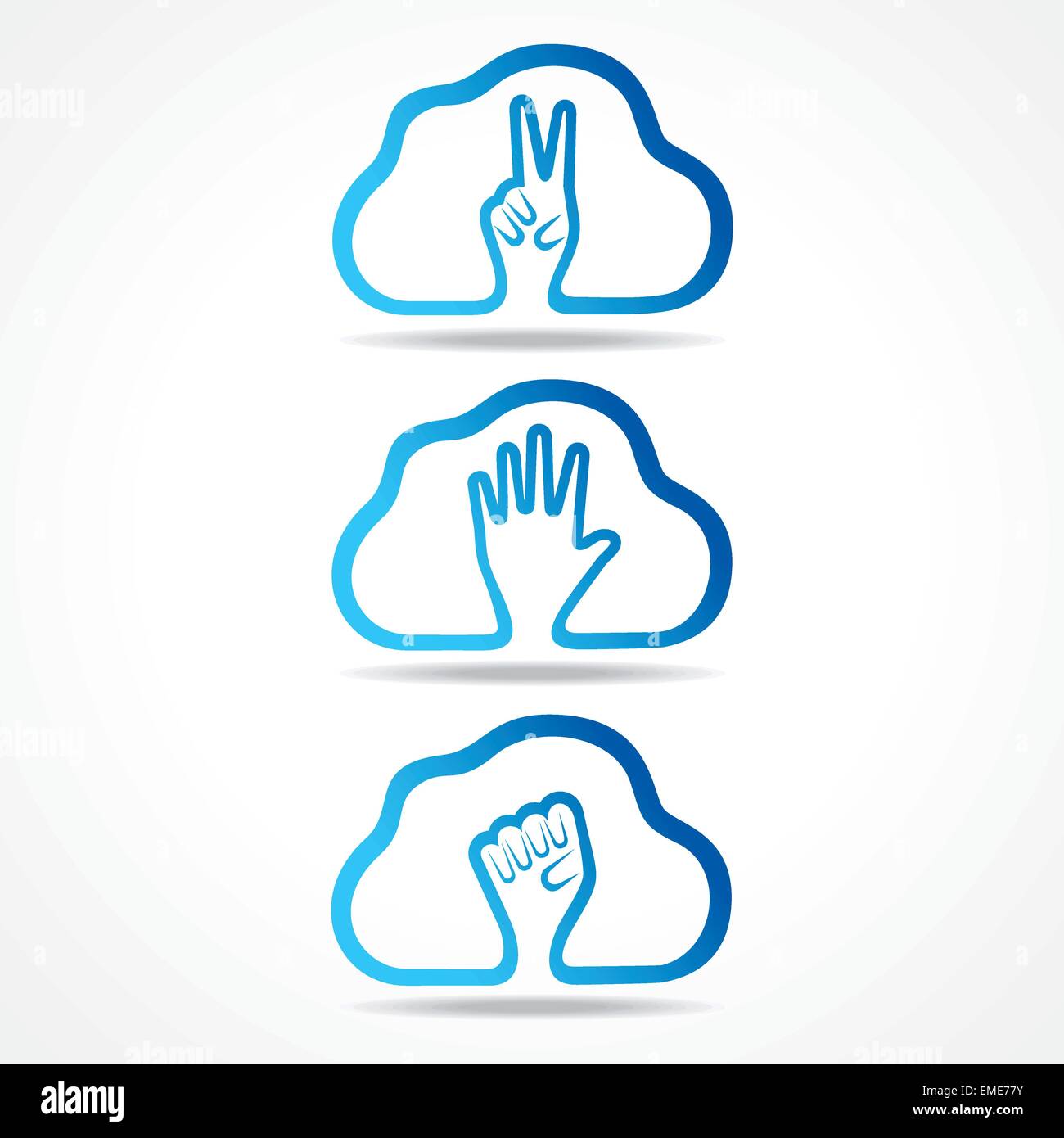 Signal help icon design hi-res stock photography and images - Alamy