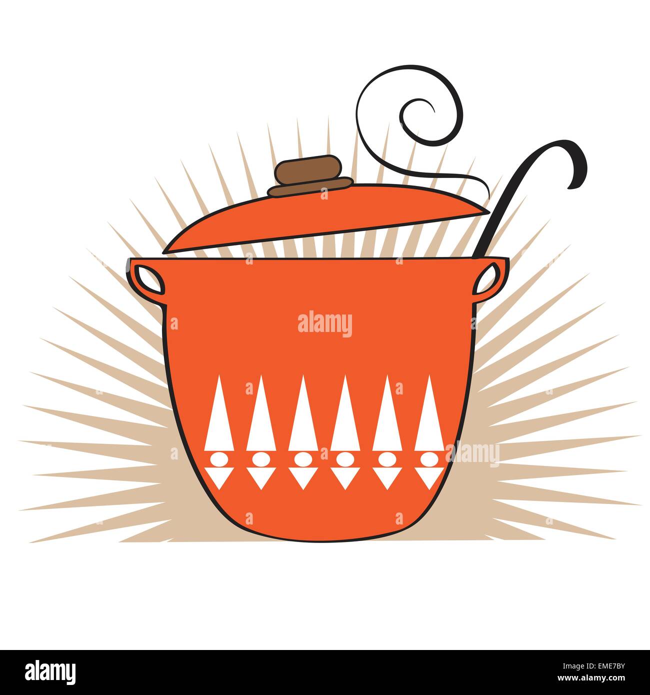 Cooking pan isolated Stock Vector Images - Alamy