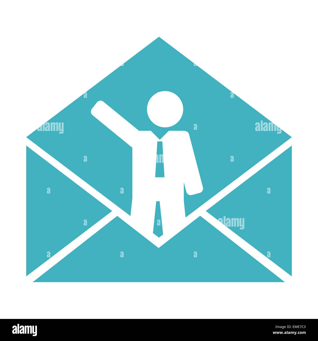 Business mail envelope document Stock Vector Images - Alamy