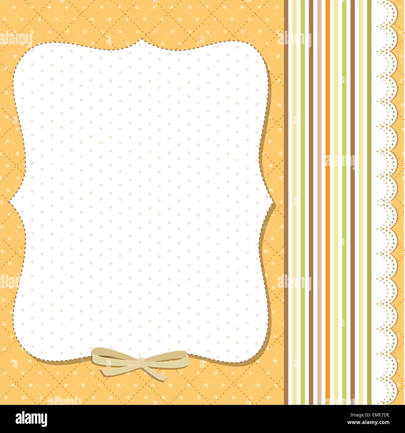 Cool template frame design for greeting card Stock Vector Image & Art ...