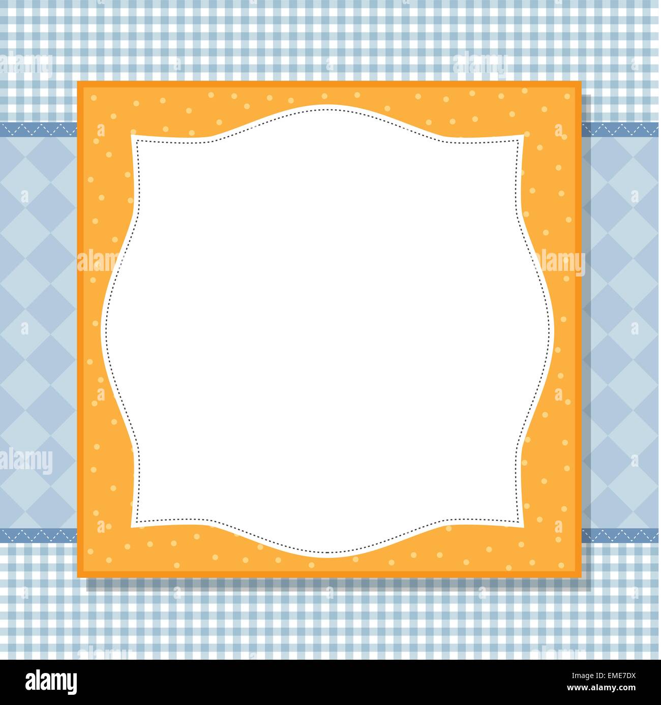 Cool template frame design for greeting card Stock Vector Image & Art ...
