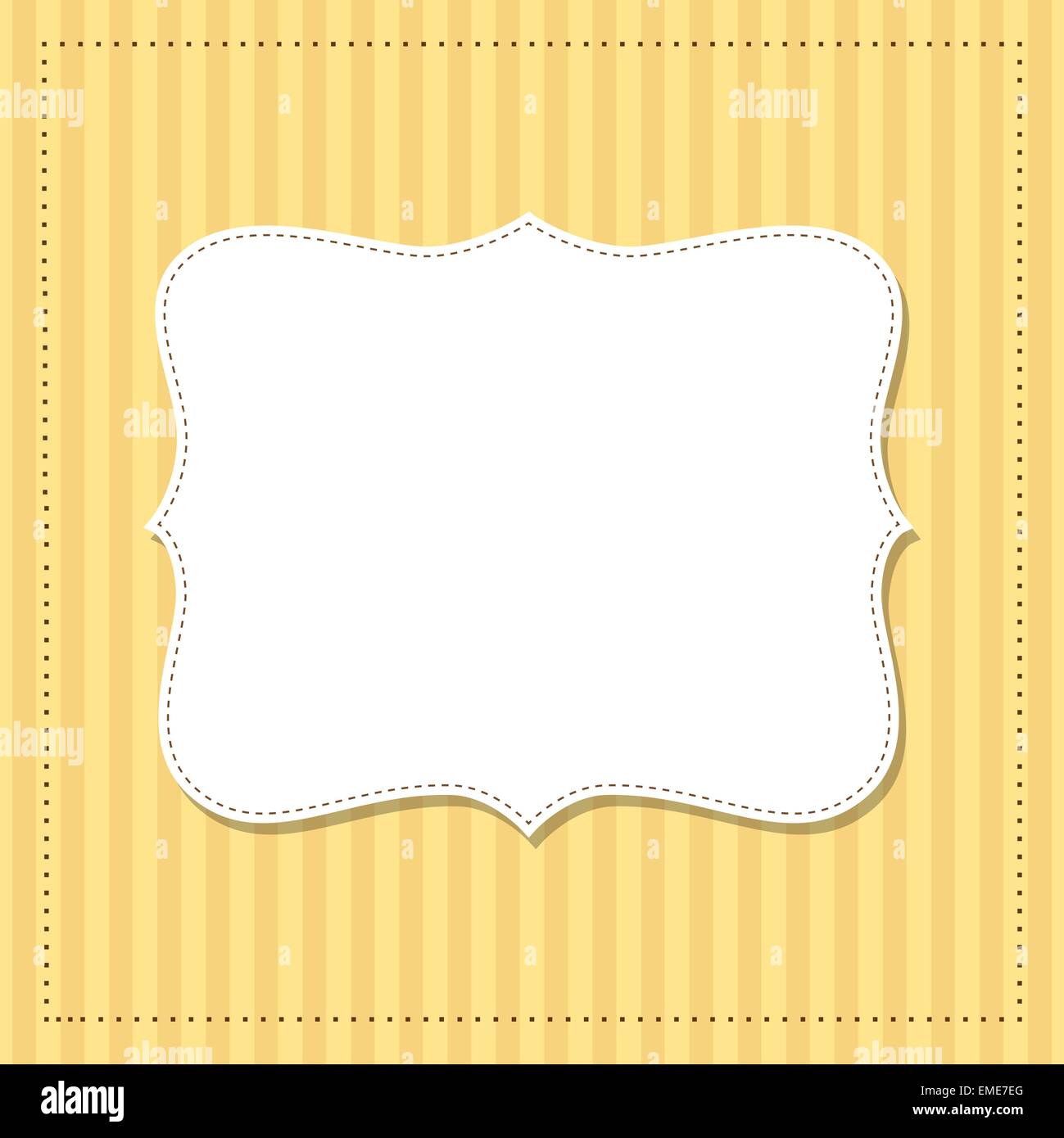 Cool template frame design for greeting card Stock Vector Image & Art ...