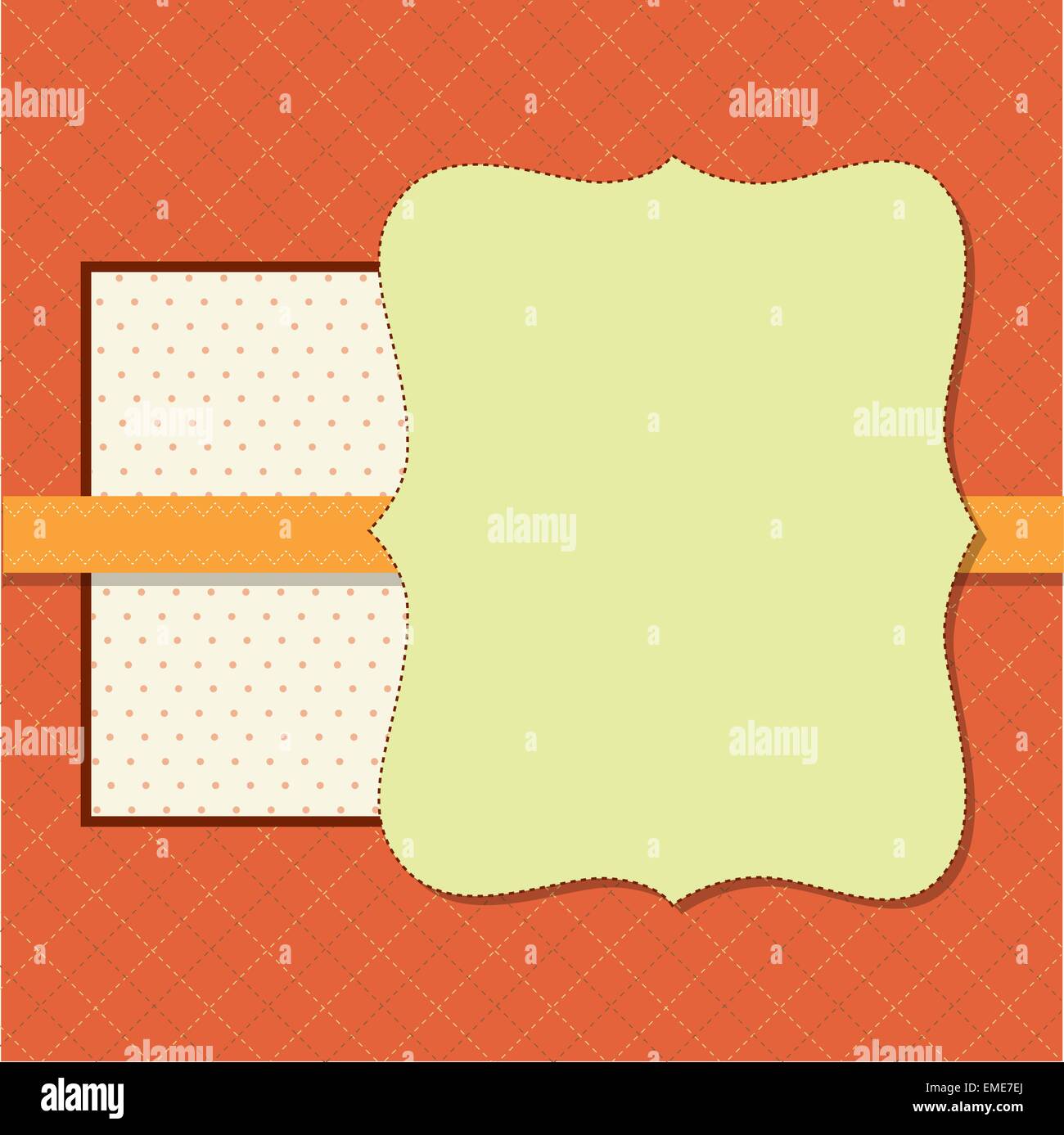 Cool template frame design for greeting card Stock Vector Image & Art ...