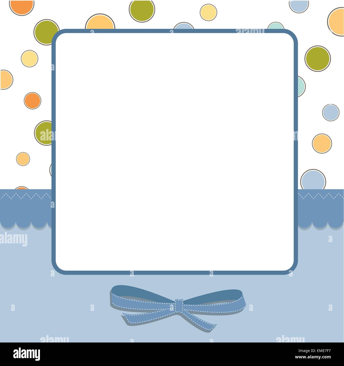 Cool template frame design for greeting card Stock Vector Image & Art ...
