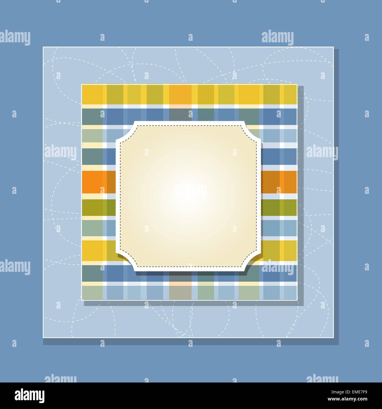 Cool template frame design for greeting card Stock Vector Image & Art ...