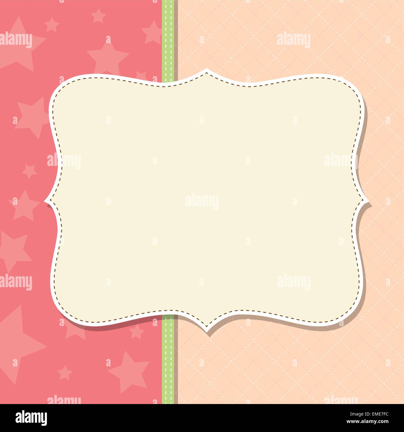 Cool template frame design for greeting card Stock Vector Image & Art ...
