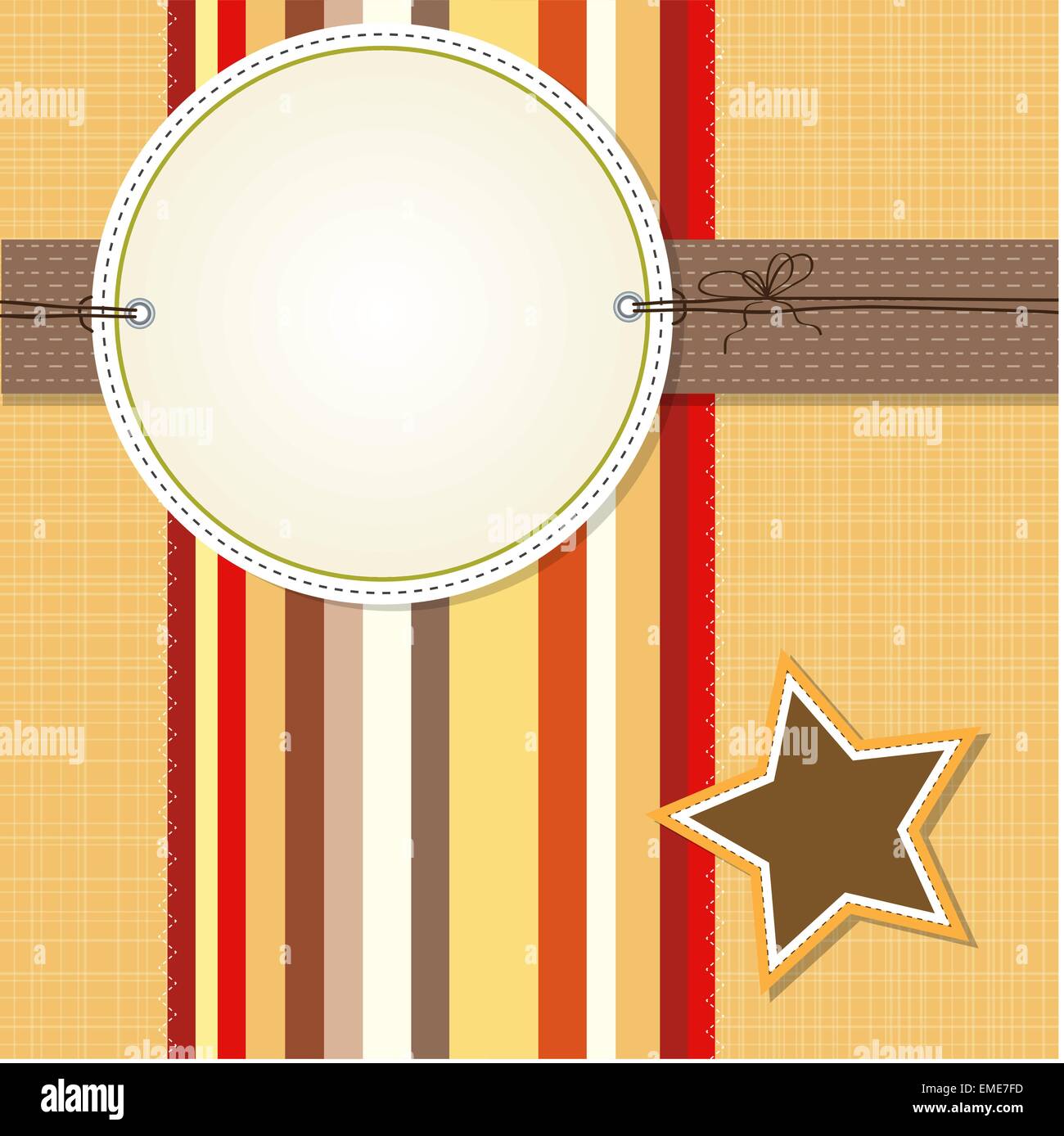 Cool template frame design for greeting card Stock Vector Image & Art ...