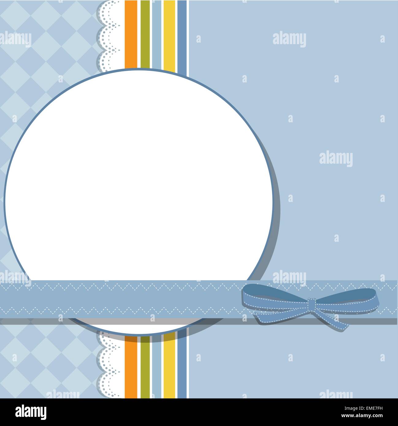 Cool template frame design for greeting card Stock Vector Image & Art ...