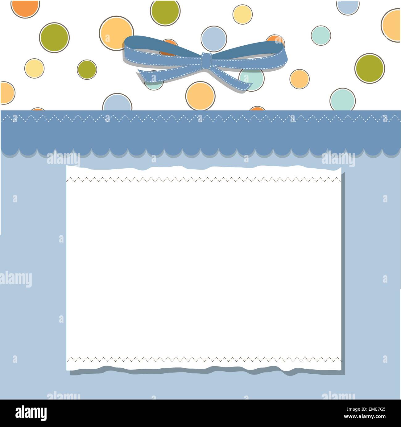 Cool template frame design for greeting card Stock Vector Image & Art ...