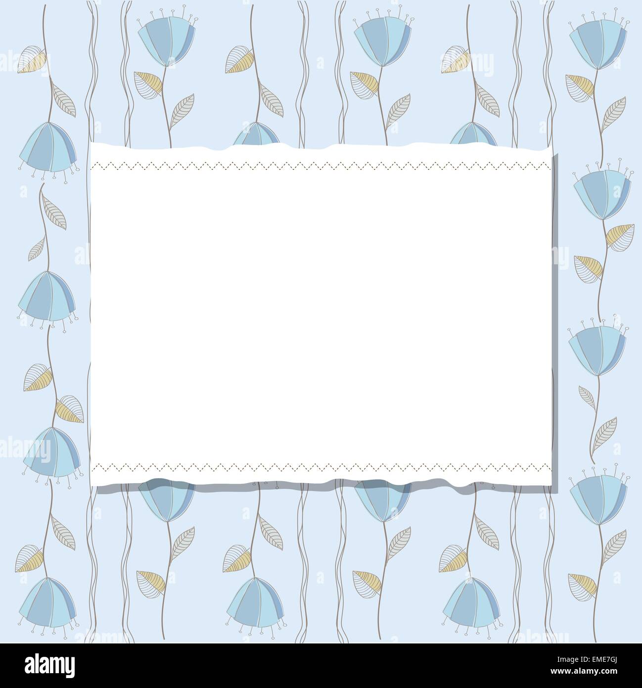 Cool template frame design for greeting card Stock Vector Image & Art ...