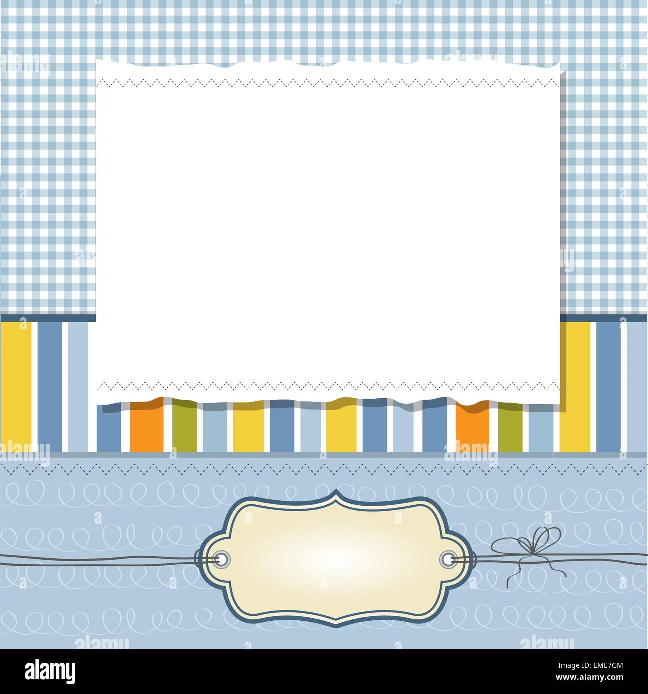 Cool template frame design for greeting card Stock Vector Image & Art ...