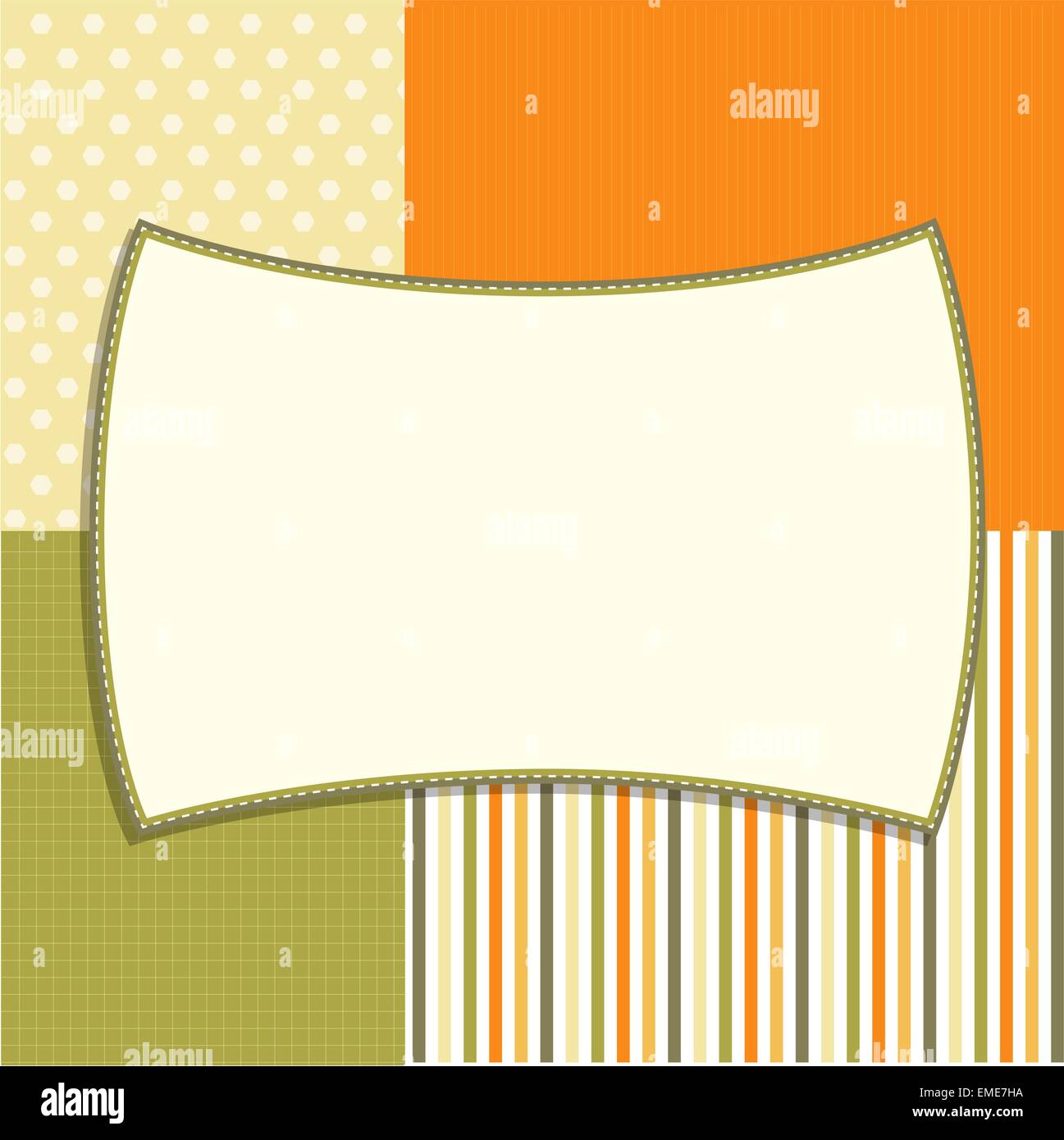 Cool template frame design for greeting card Stock Vector Image & Art ...