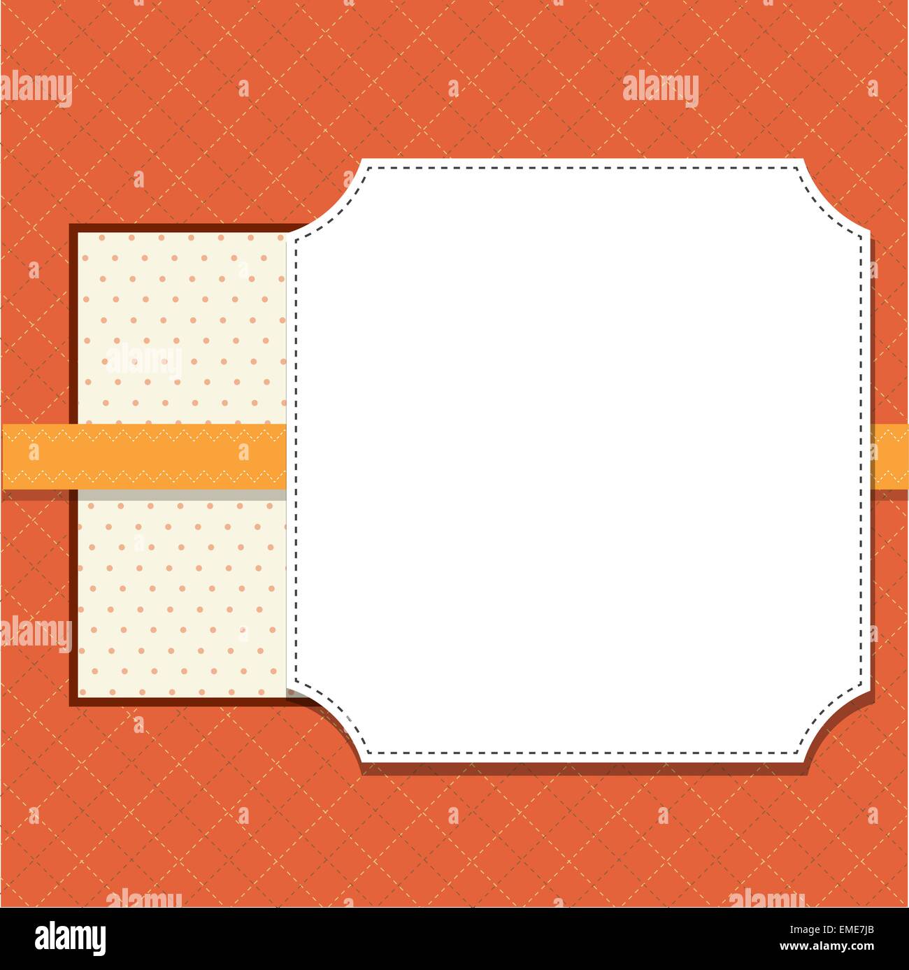 Cool template frame design for greeting card Stock Vector Image & Art ...