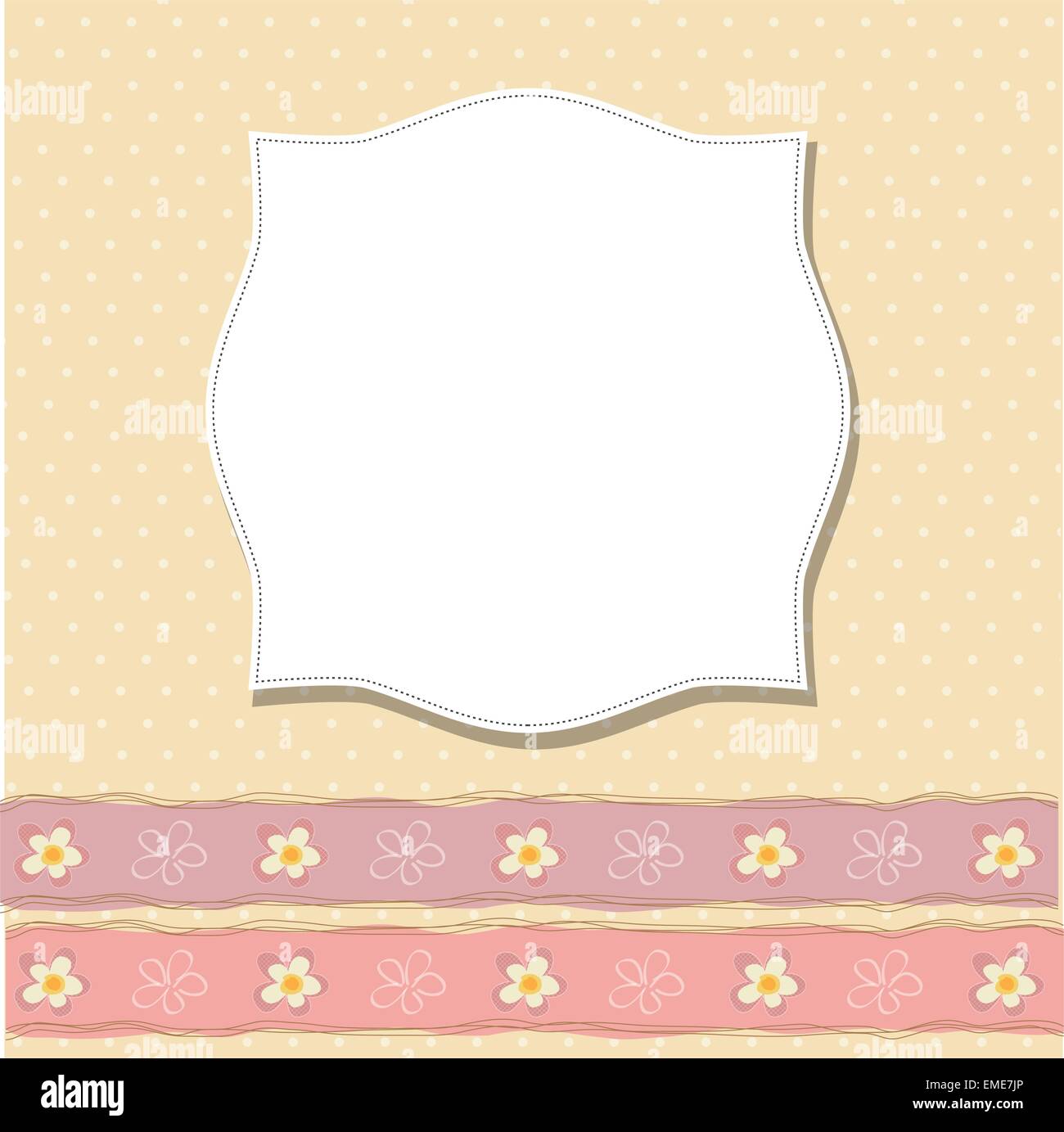 Cool template frame design for greeting card Stock Vector Image & Art ...