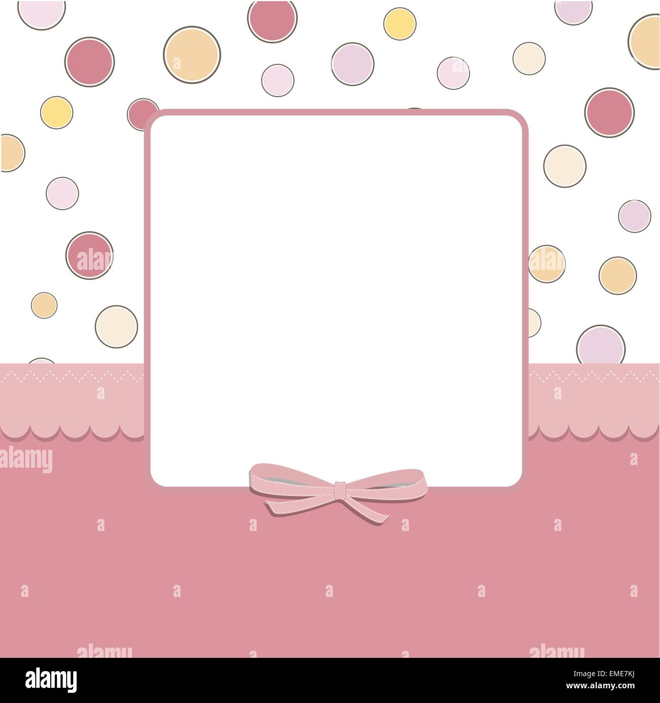 Cool template frame design for greeting card Stock Vector Image & Art ...