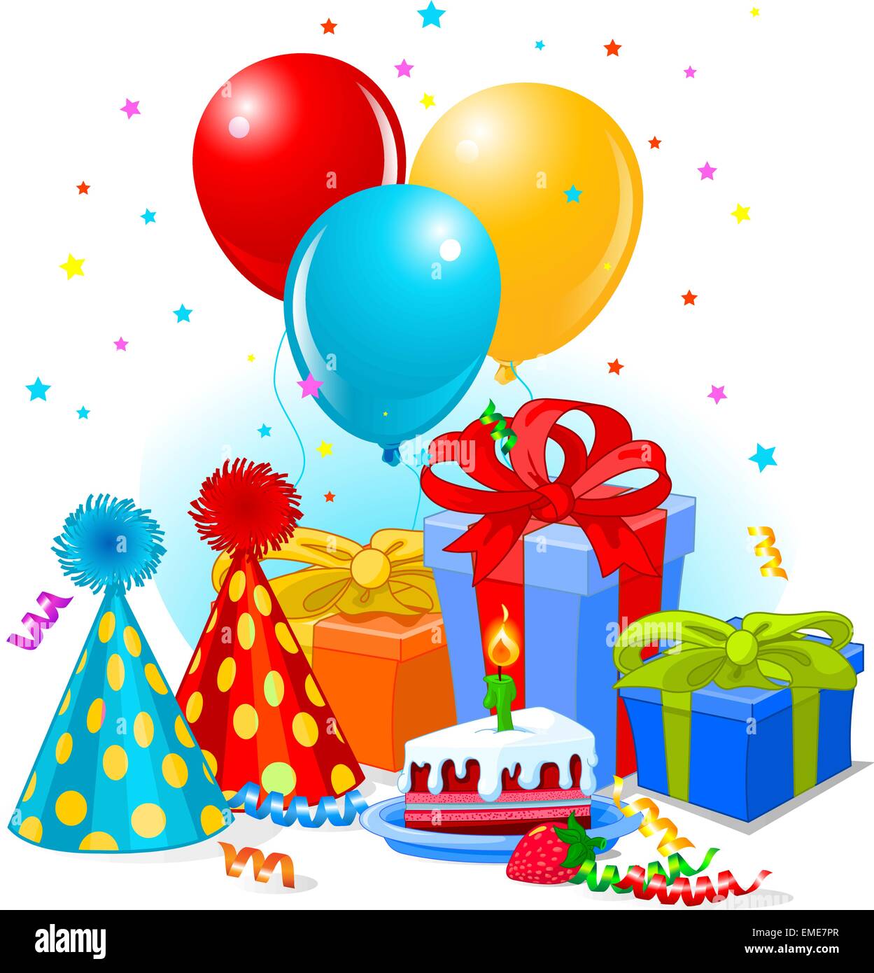 Birthday Stock Vector Images - Alamy