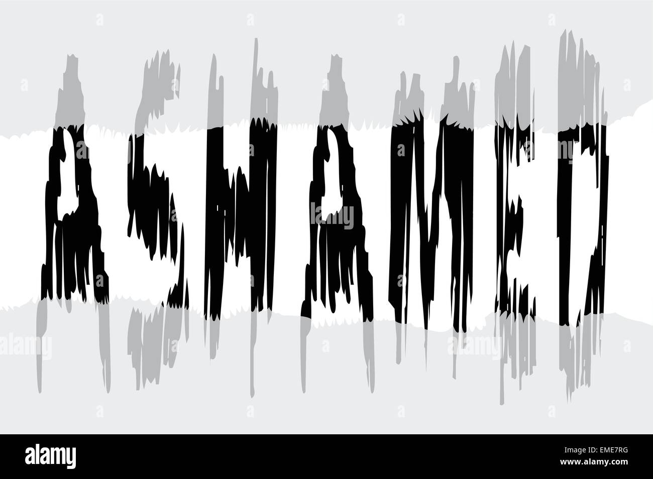 Shame trouble Stock Vector Images - Alamy