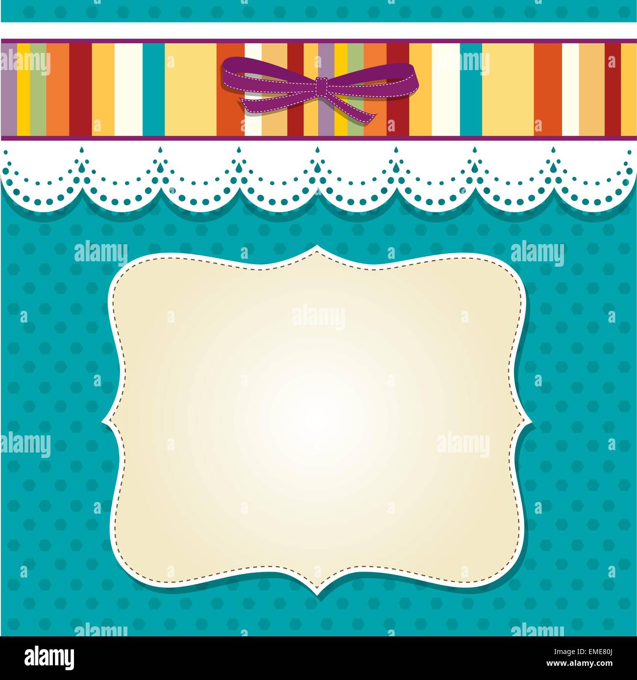 Cool template frame design for greeting card Stock Vector Image & Art ...