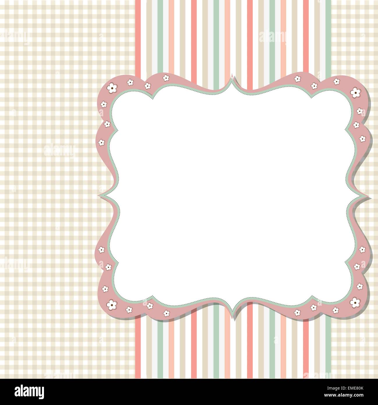 Cool template frame design for greeting card Stock Vector Image & Art ...