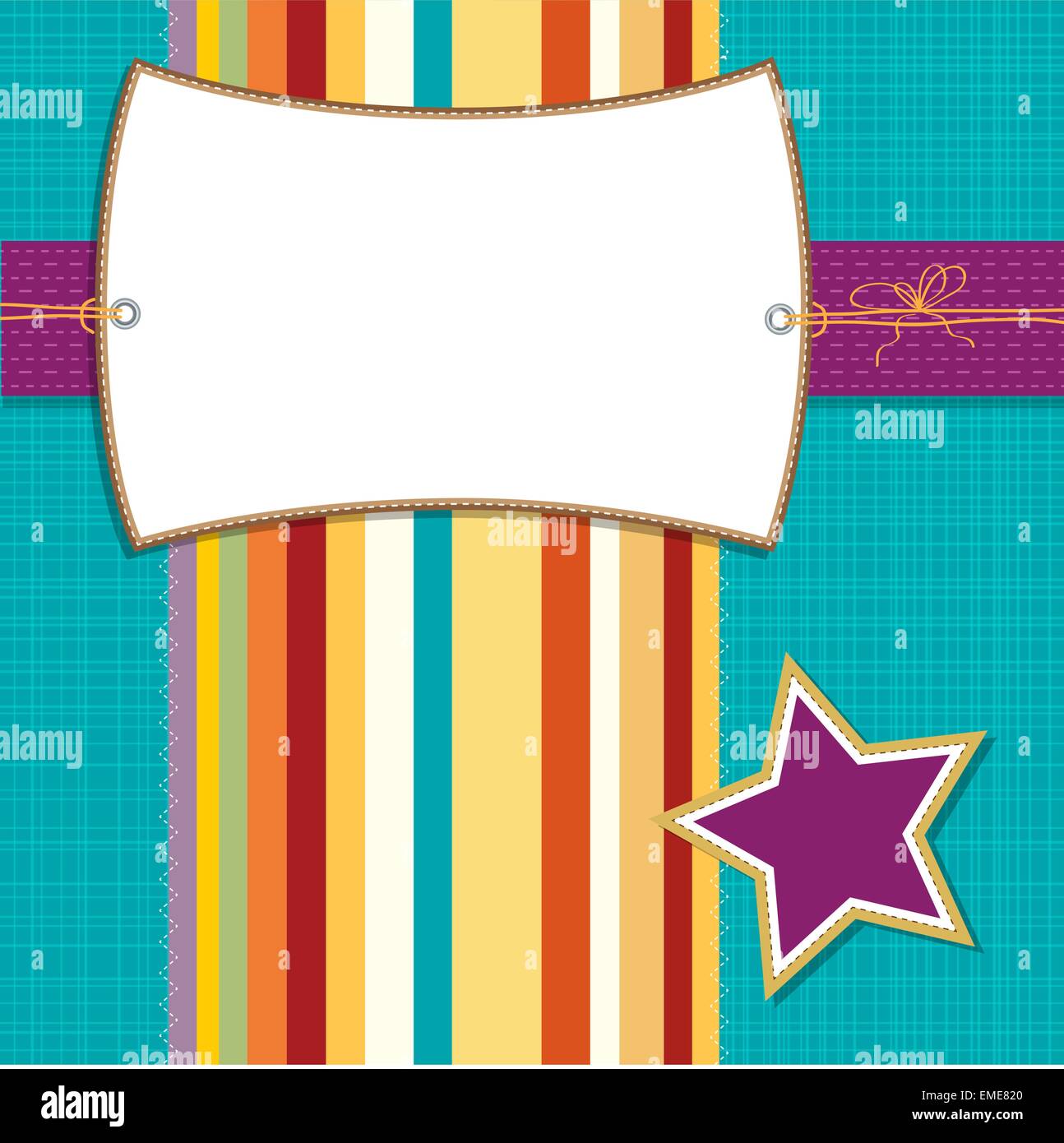 Cool template frame design for greeting card Stock Vector Image & Art ...