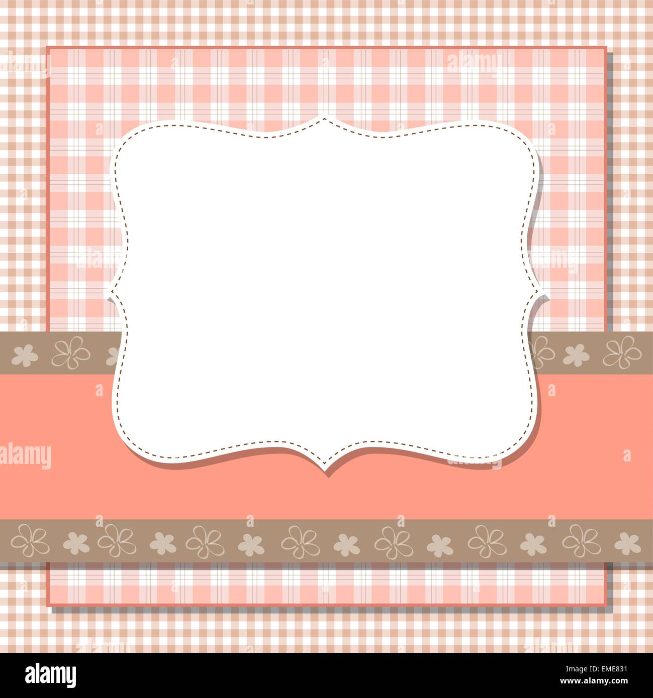 Cool template frame design for greeting card Stock Vector Image & Art ...