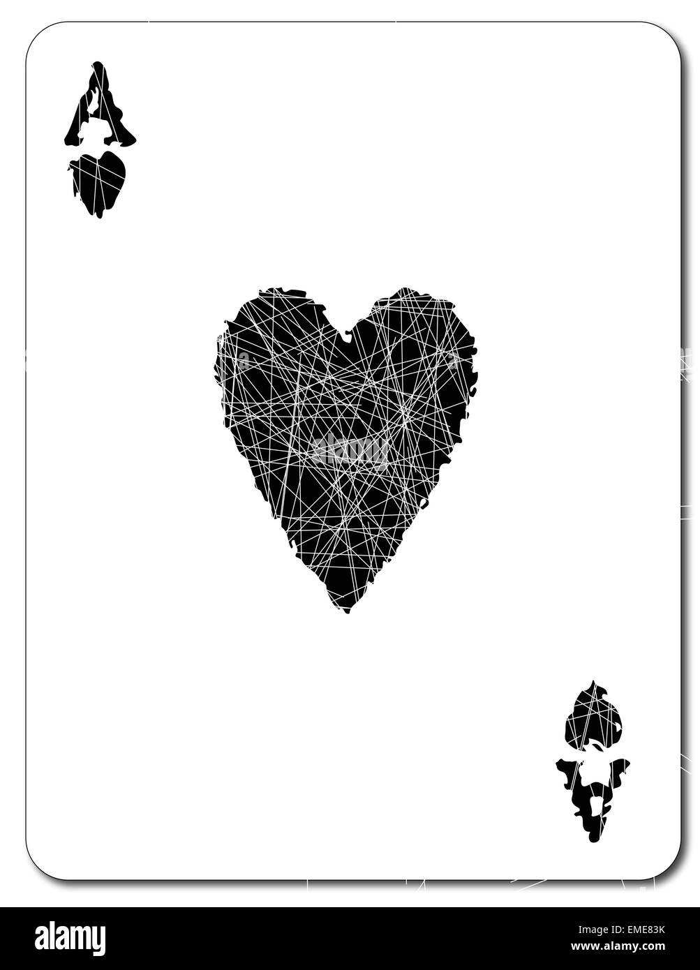 Black Ace Of Hearts
