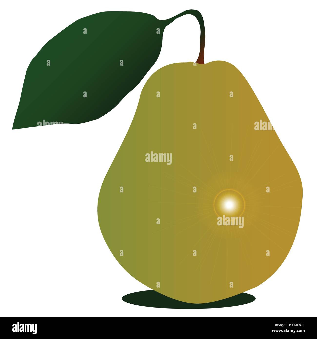 Pear crisp Stock Vector Images - Alamy