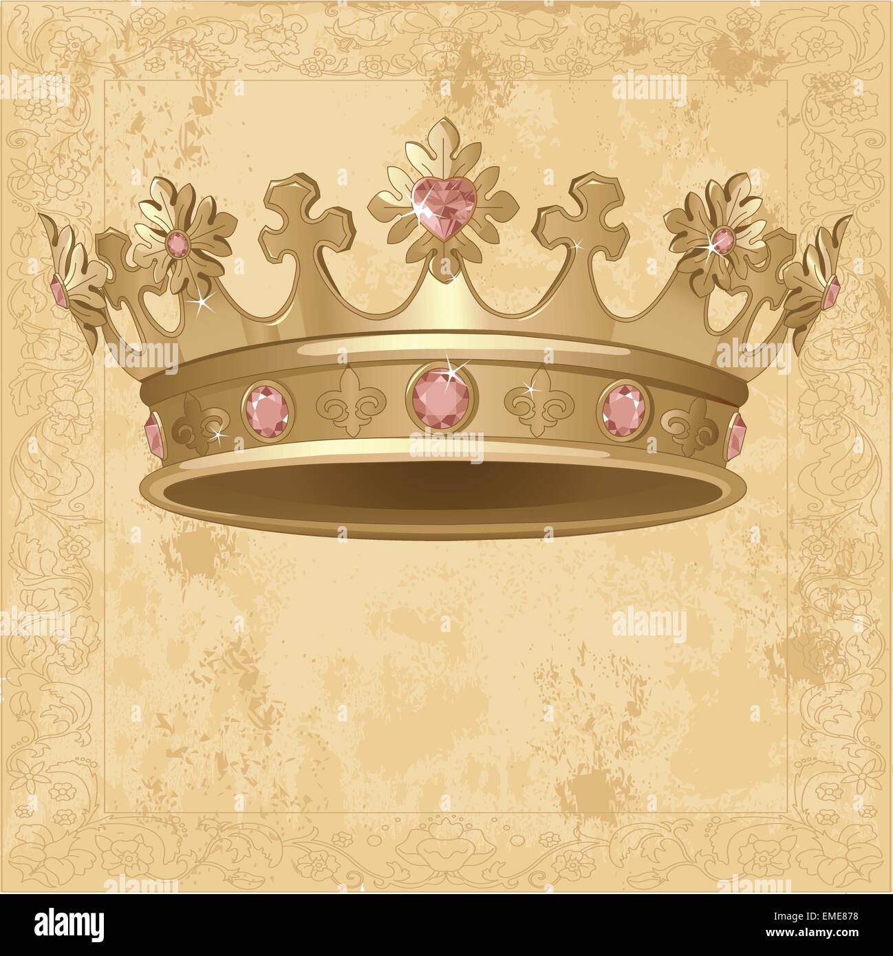 Royal Crown background Stock Vector Image & Art - Alamy
