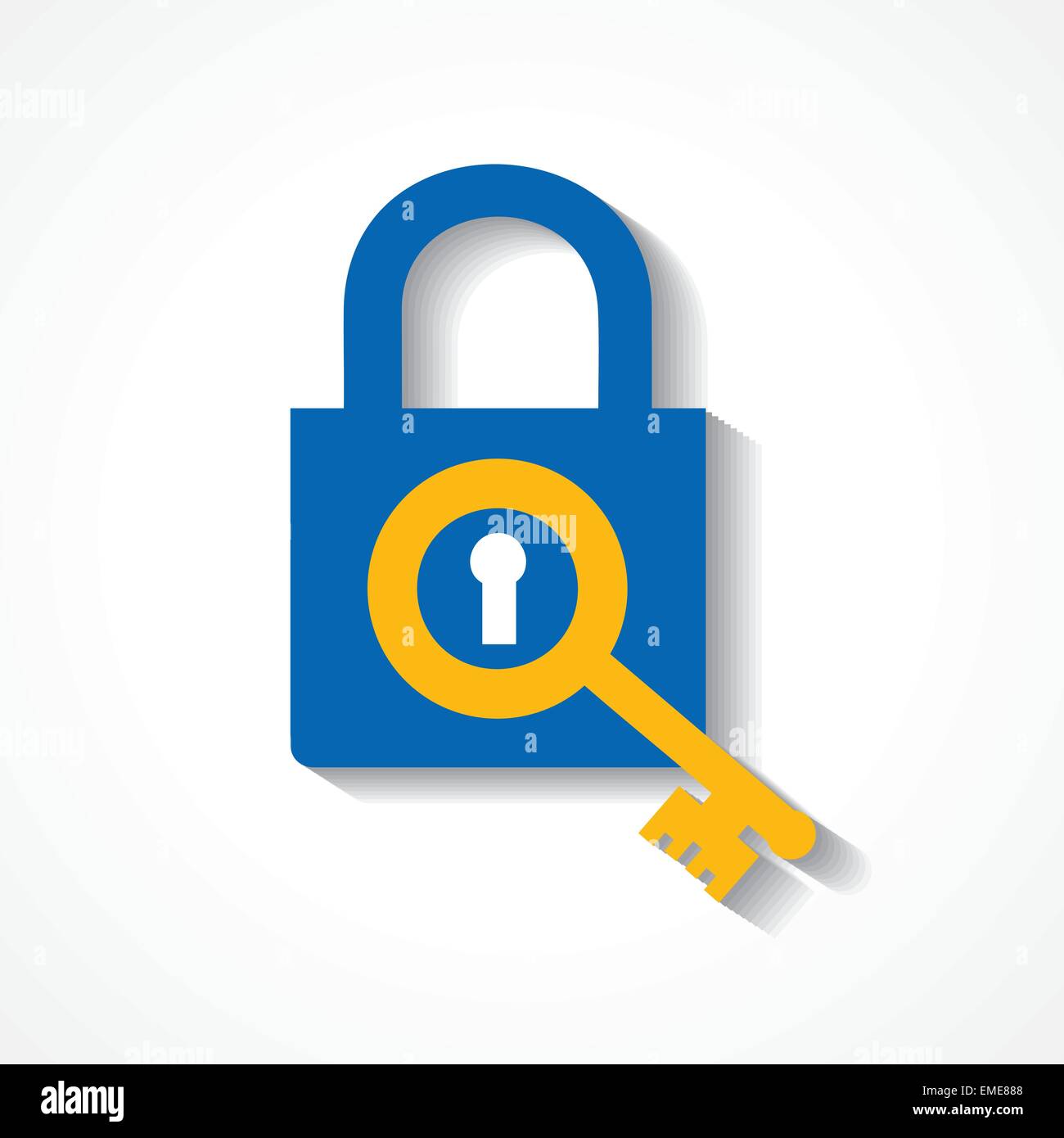 Search icon on computer Stock Vector Images - Alamy
