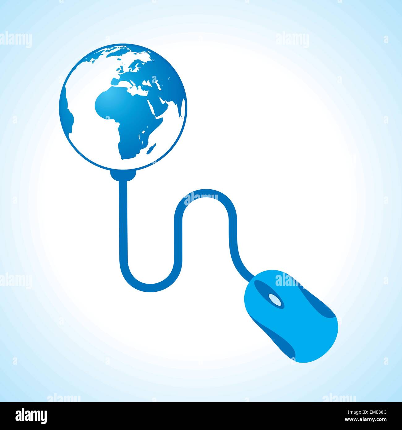Global communication concept through technology stock vector Stock ...