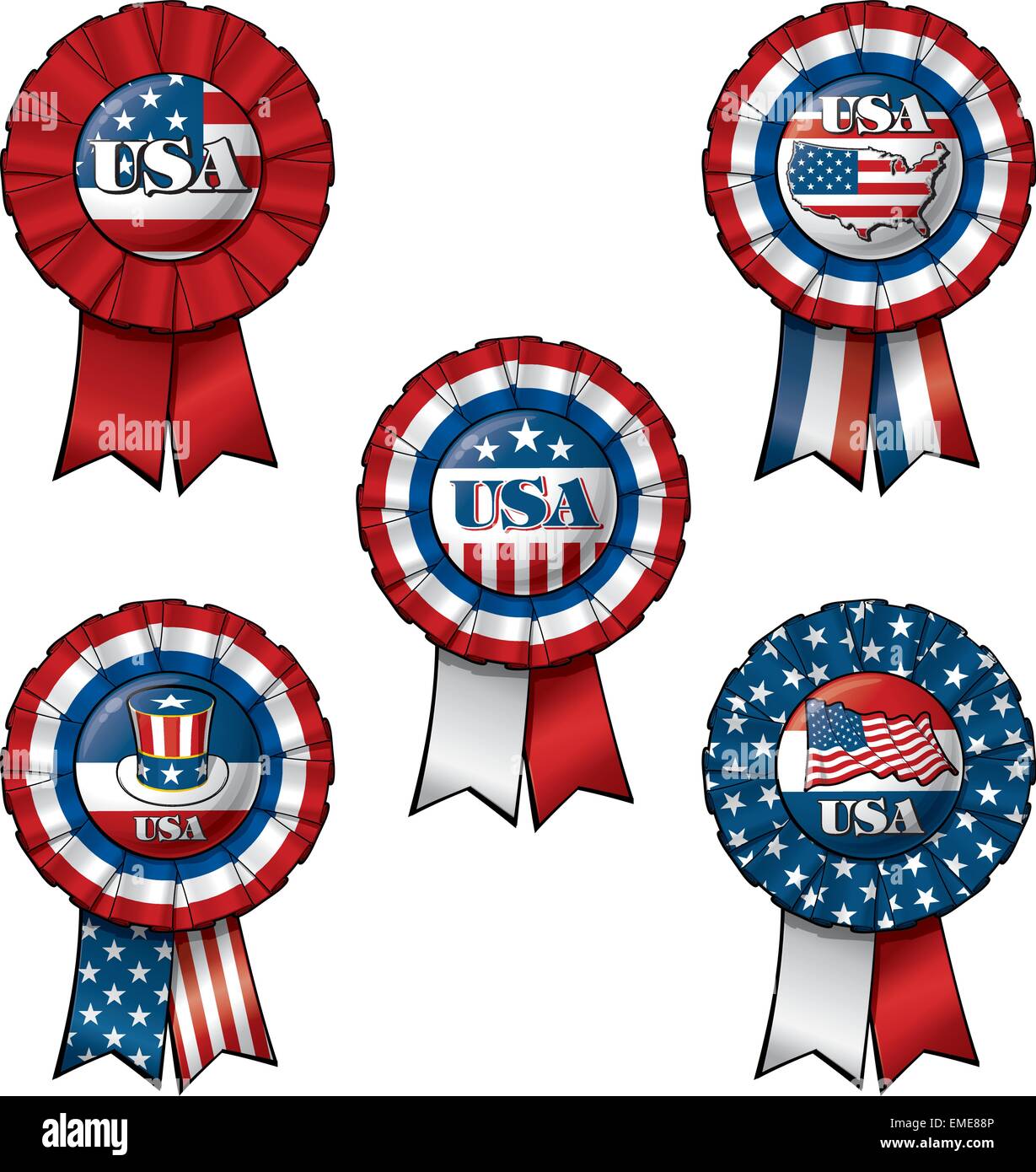 Usa democracy Stock Vector Images - Alamy
