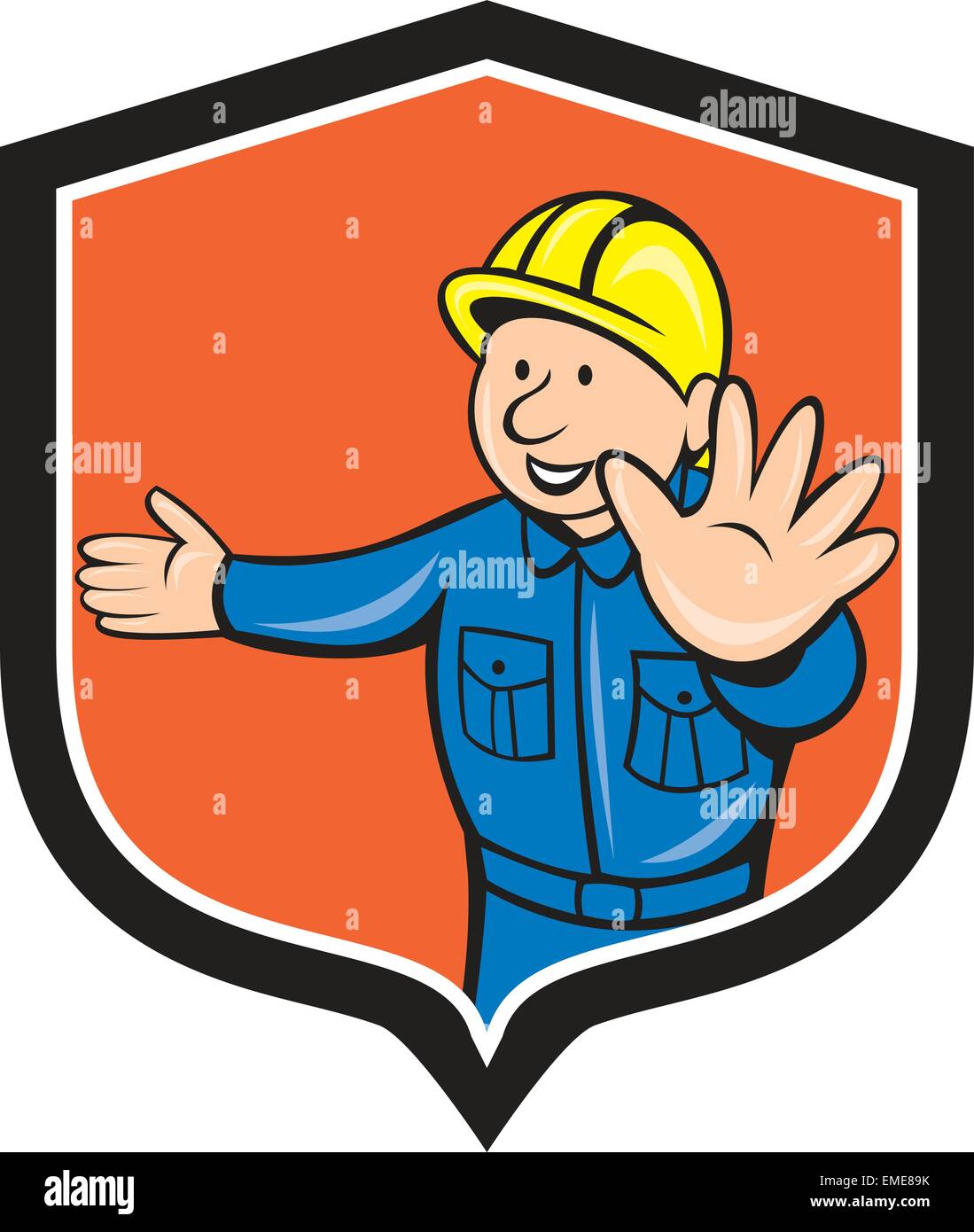 Traffic hand signal Stock Vector Images - Alamy