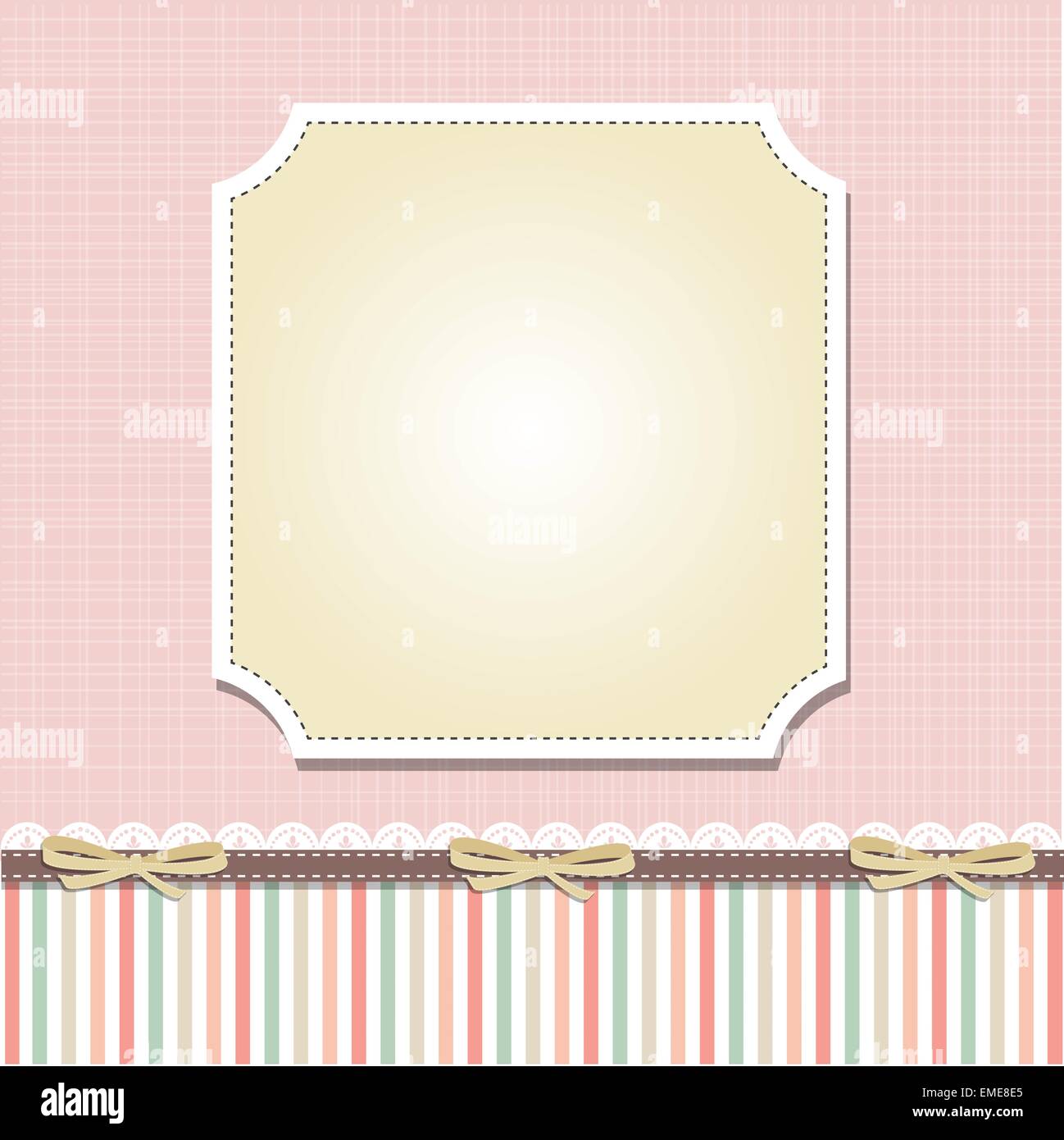 Cool template frame design for greeting card Stock Vector Image & Art ...