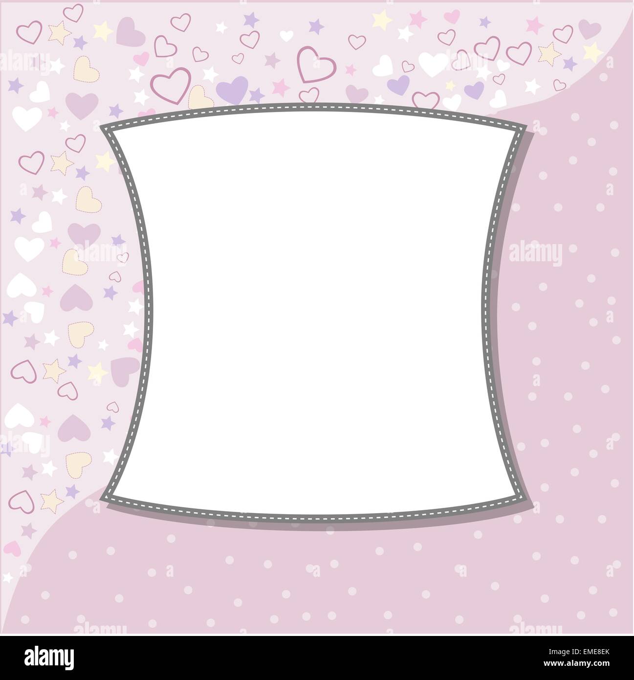 Cool template frame design for greeting card Stock Vector Image & Art ...
