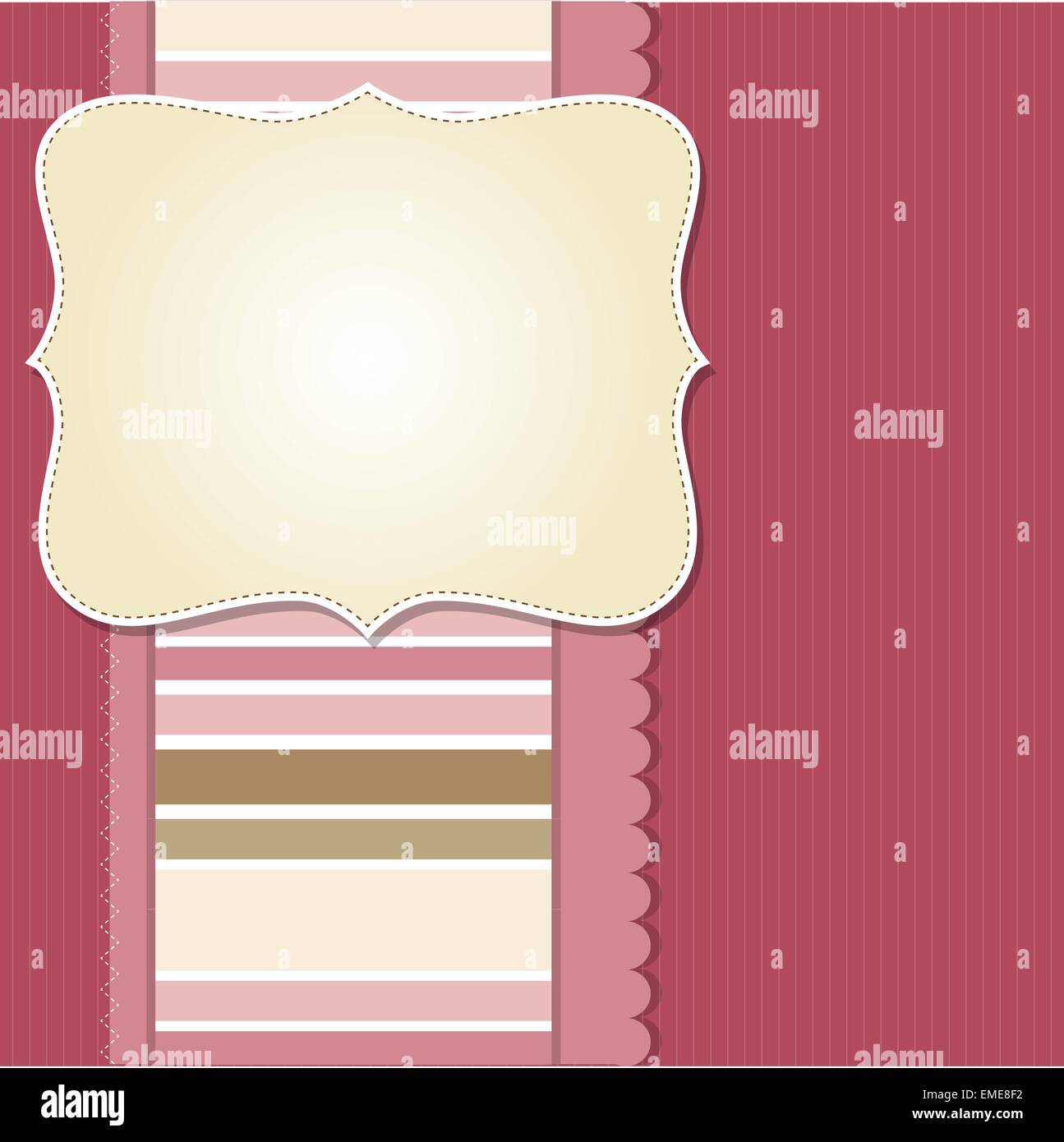 Cool template frame design for greeting card Stock Vector Image & Art ...