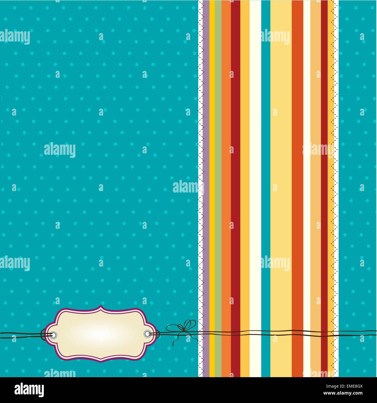 Cool template frame design for greeting card Stock Vector Image & Art ...