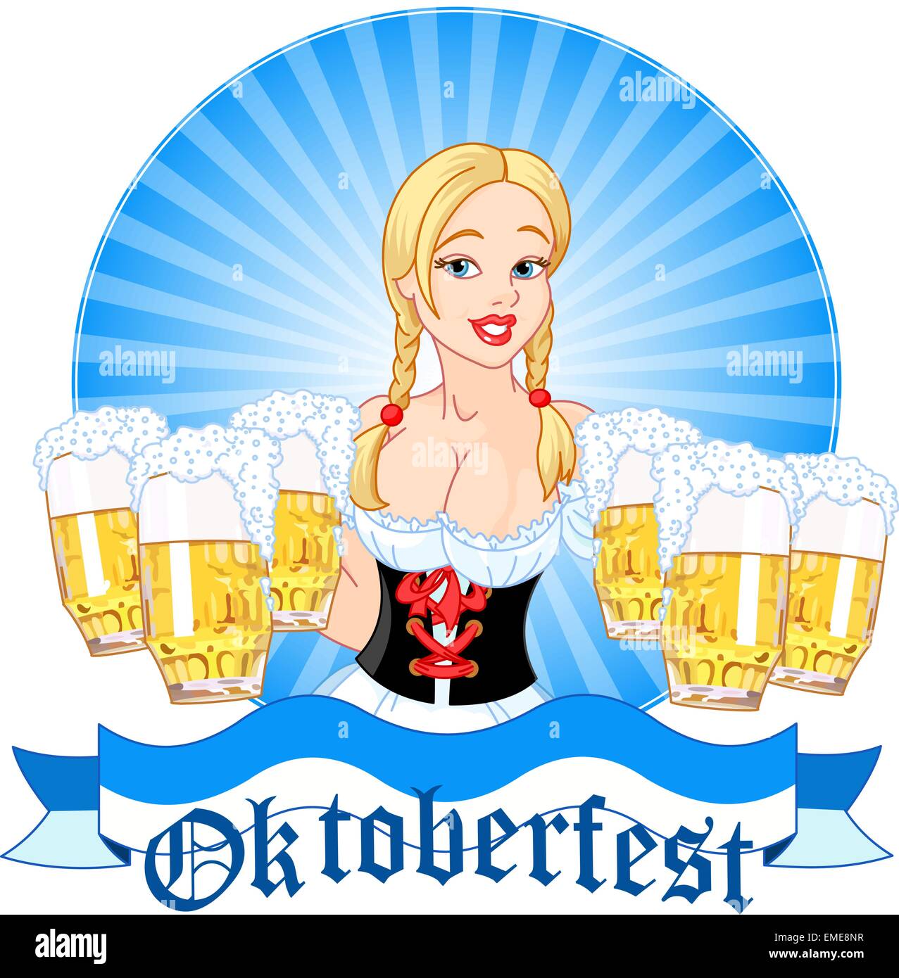 Serving alcohol Stock Vector Images - Alamy