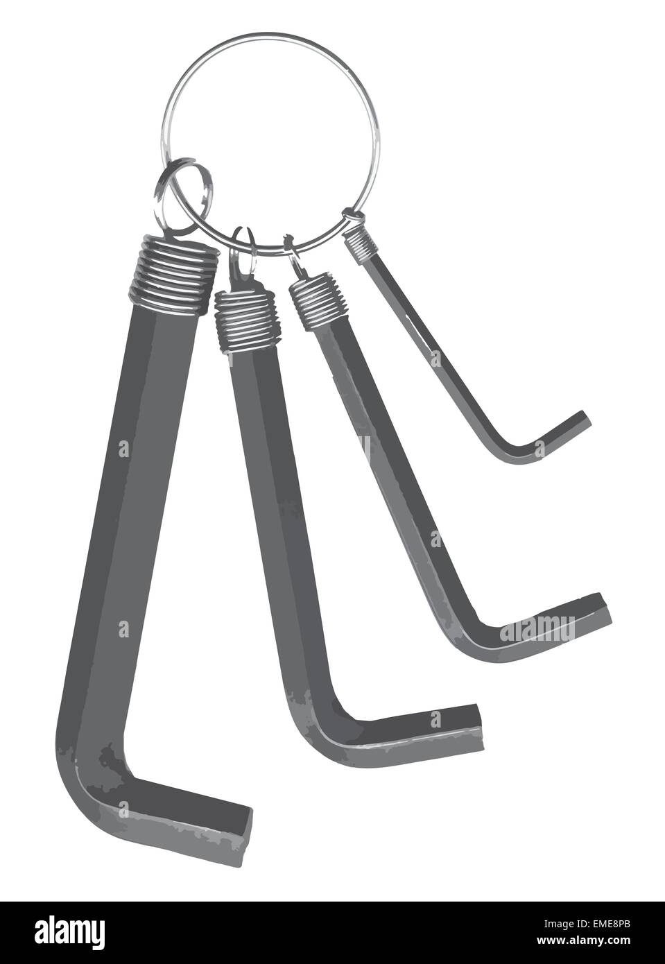 Set of allen keys Stock Vector Images - Alamy