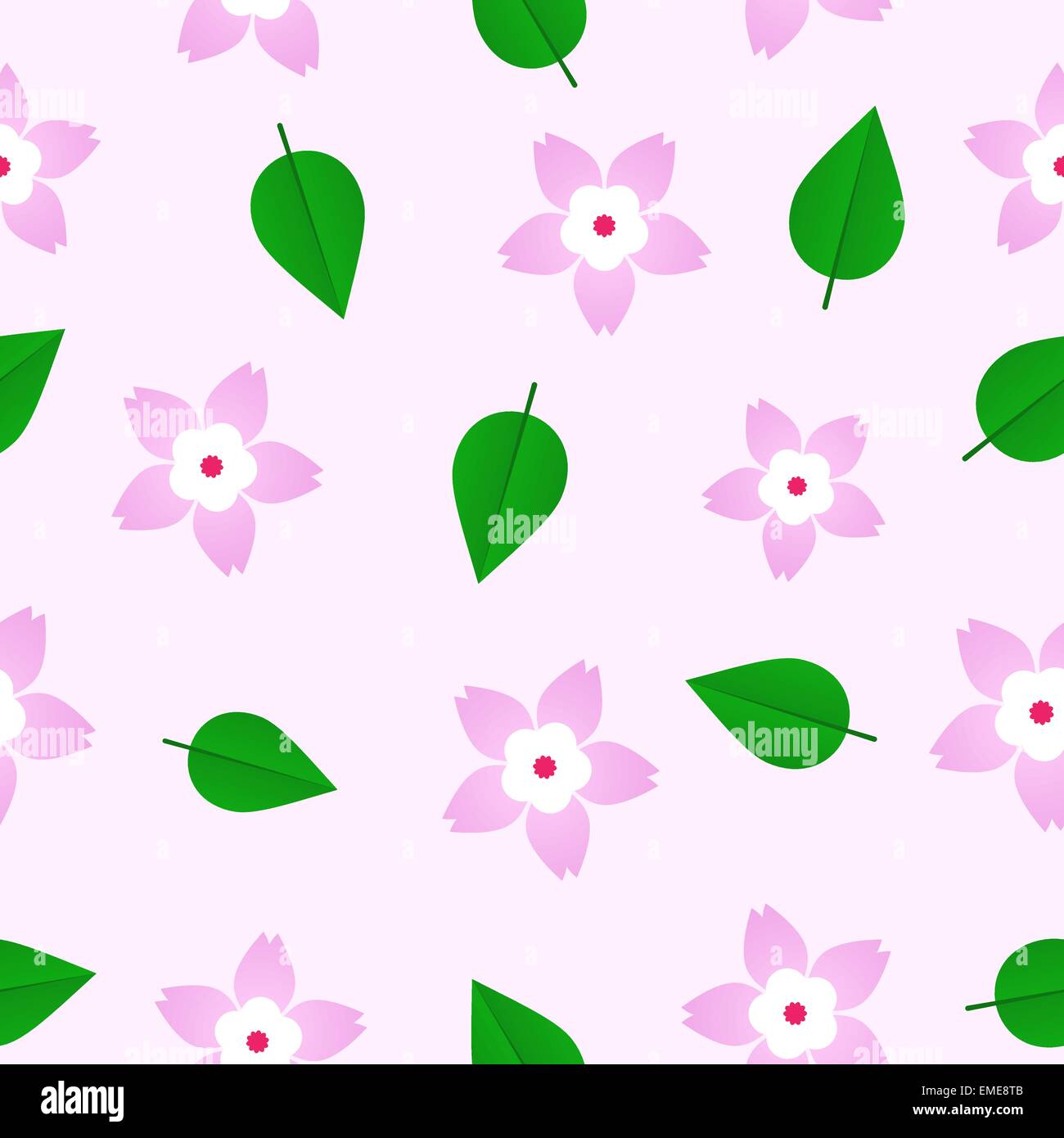Sakura pattern Stock Vector Images - Alamy