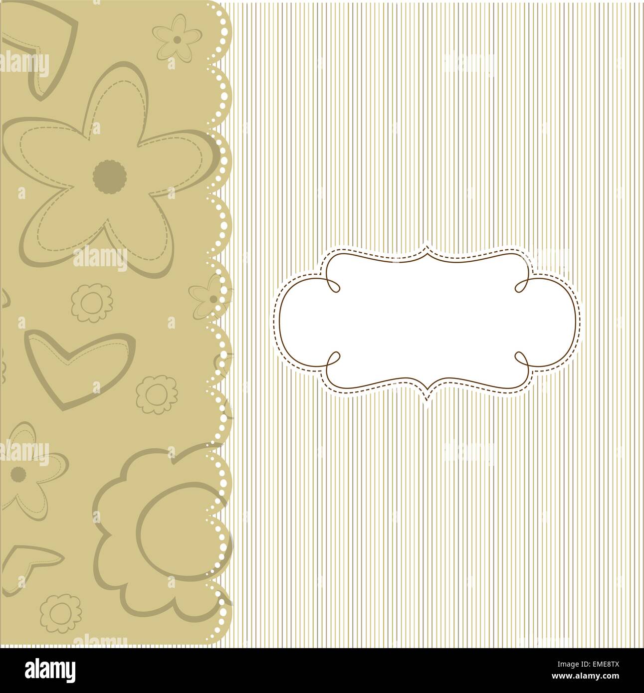 Template frame design for greeting card Stock Vector Image & Art - Alamy