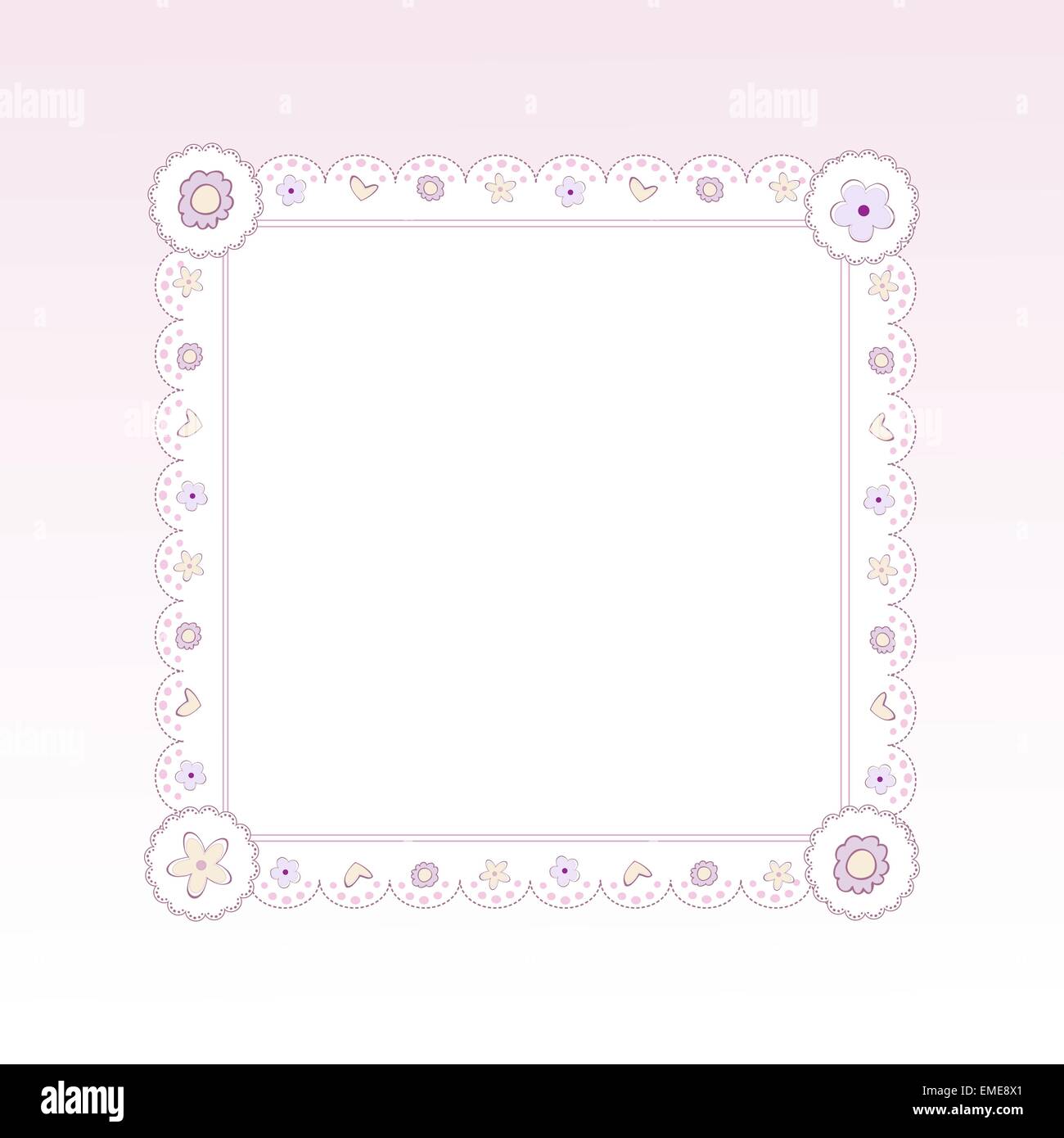 Template frame design for greeting card Stock Vector Image & Art - Alamy