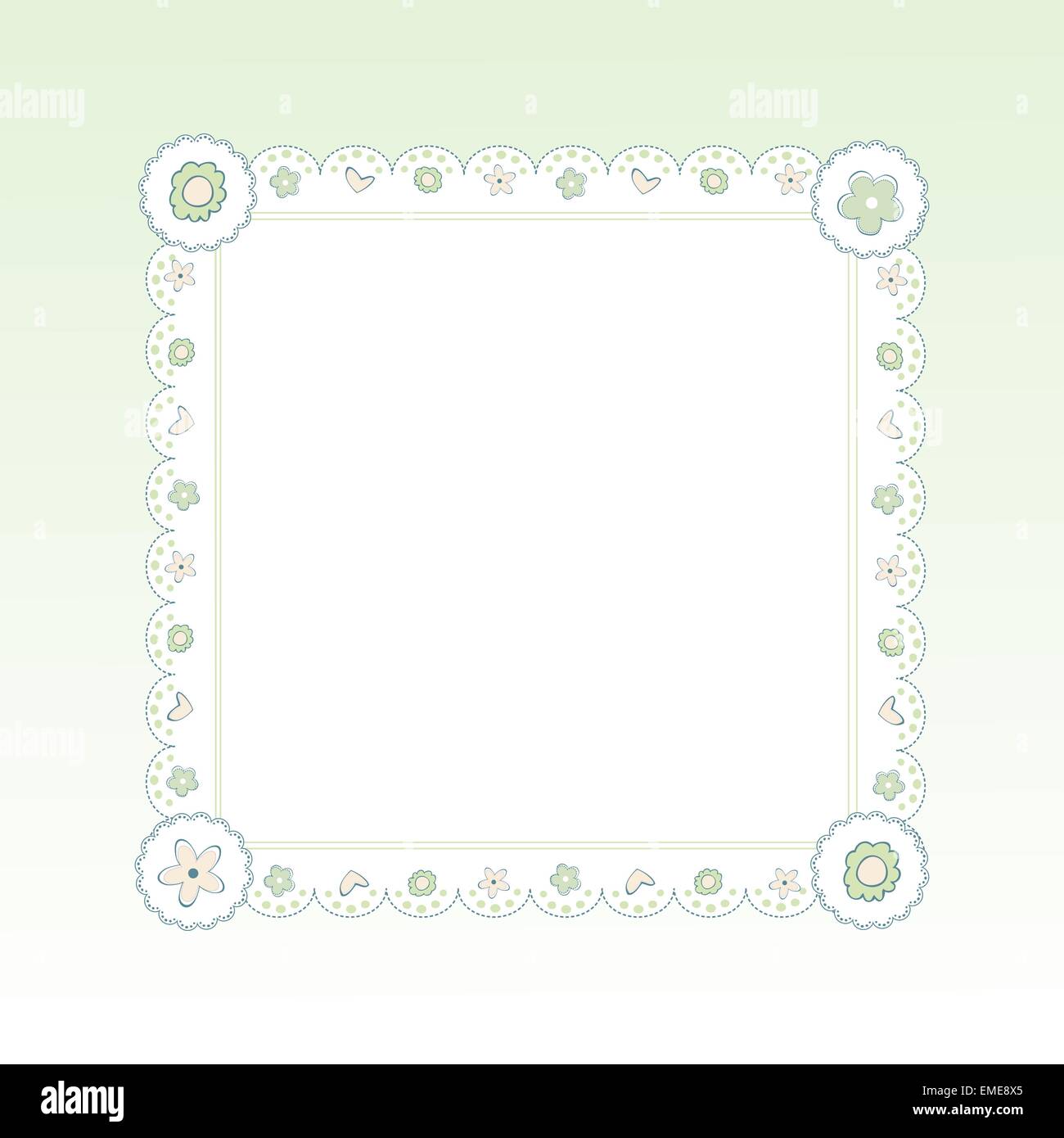 Template frame design for greeting card Stock Vector Image & Art - Alamy