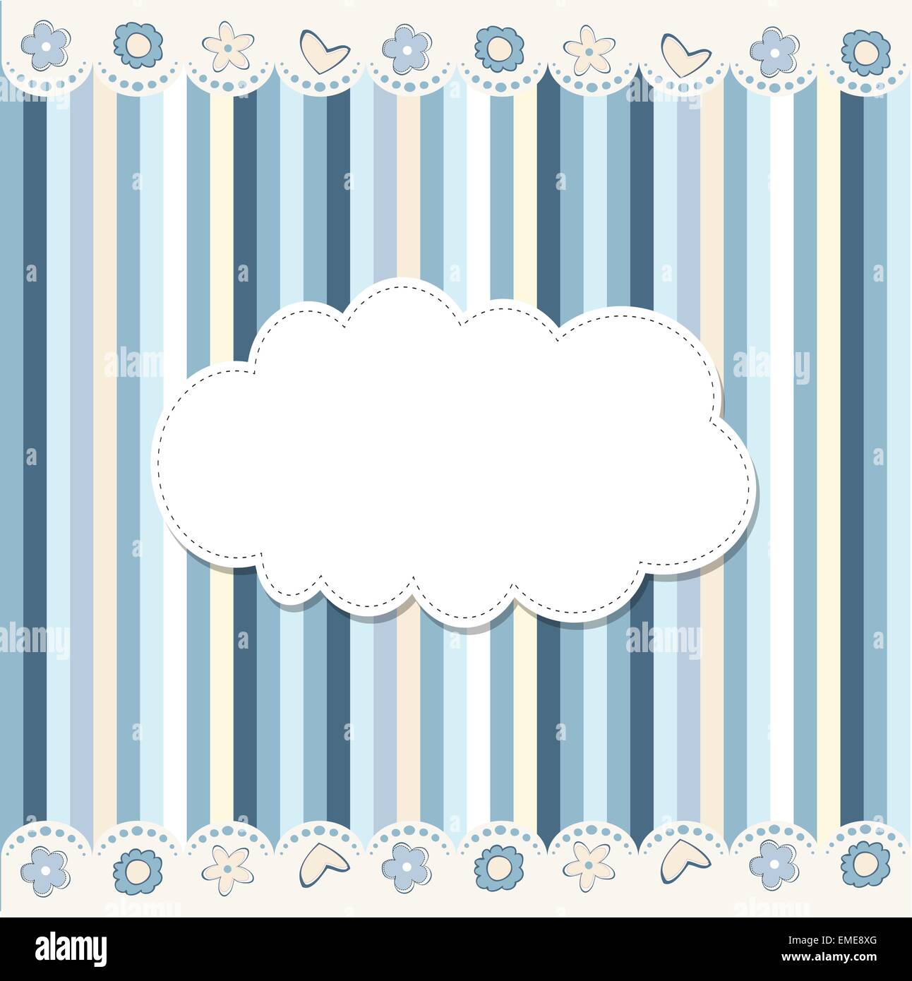 Template frame design for greeting card Stock Vector Image & Art - Alamy