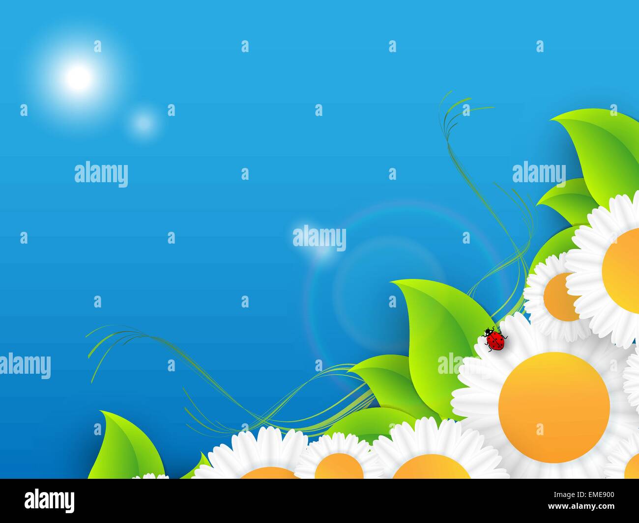 floral environmental vector frame Stock Vector Image & Art - Alamy