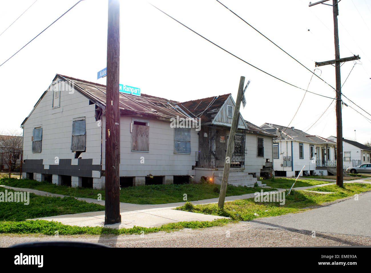 Houses in the Lower Ninth Ward of New Orleans 5 years after Hurricane ...