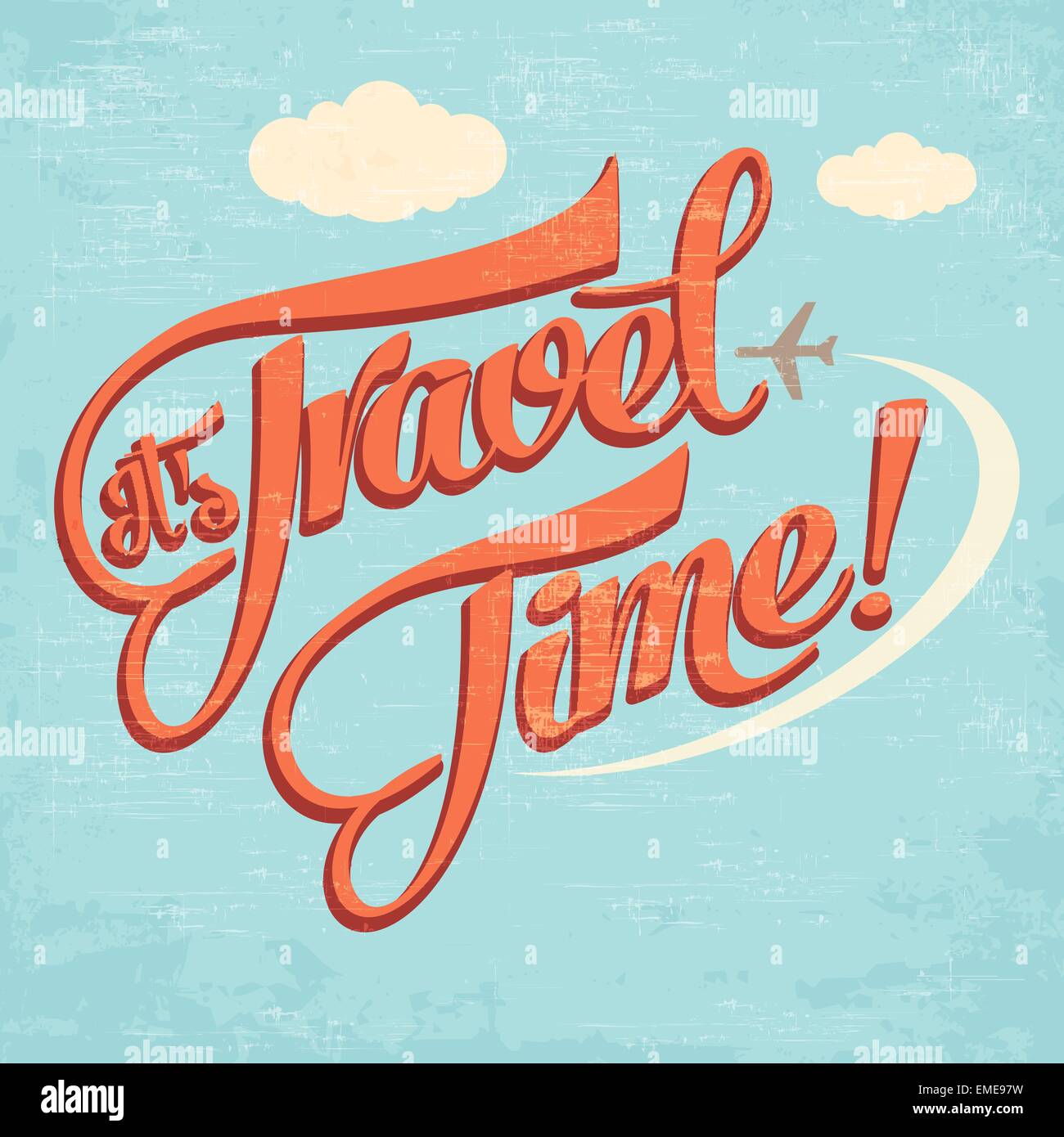 Retro travel poster decor hi-res stock photography and images - Alamy