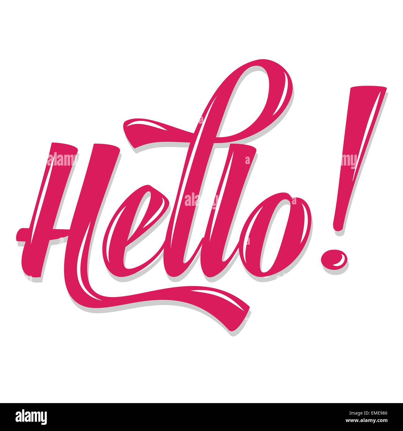 Hand writing hi hi-res stock photography and images - Alamy