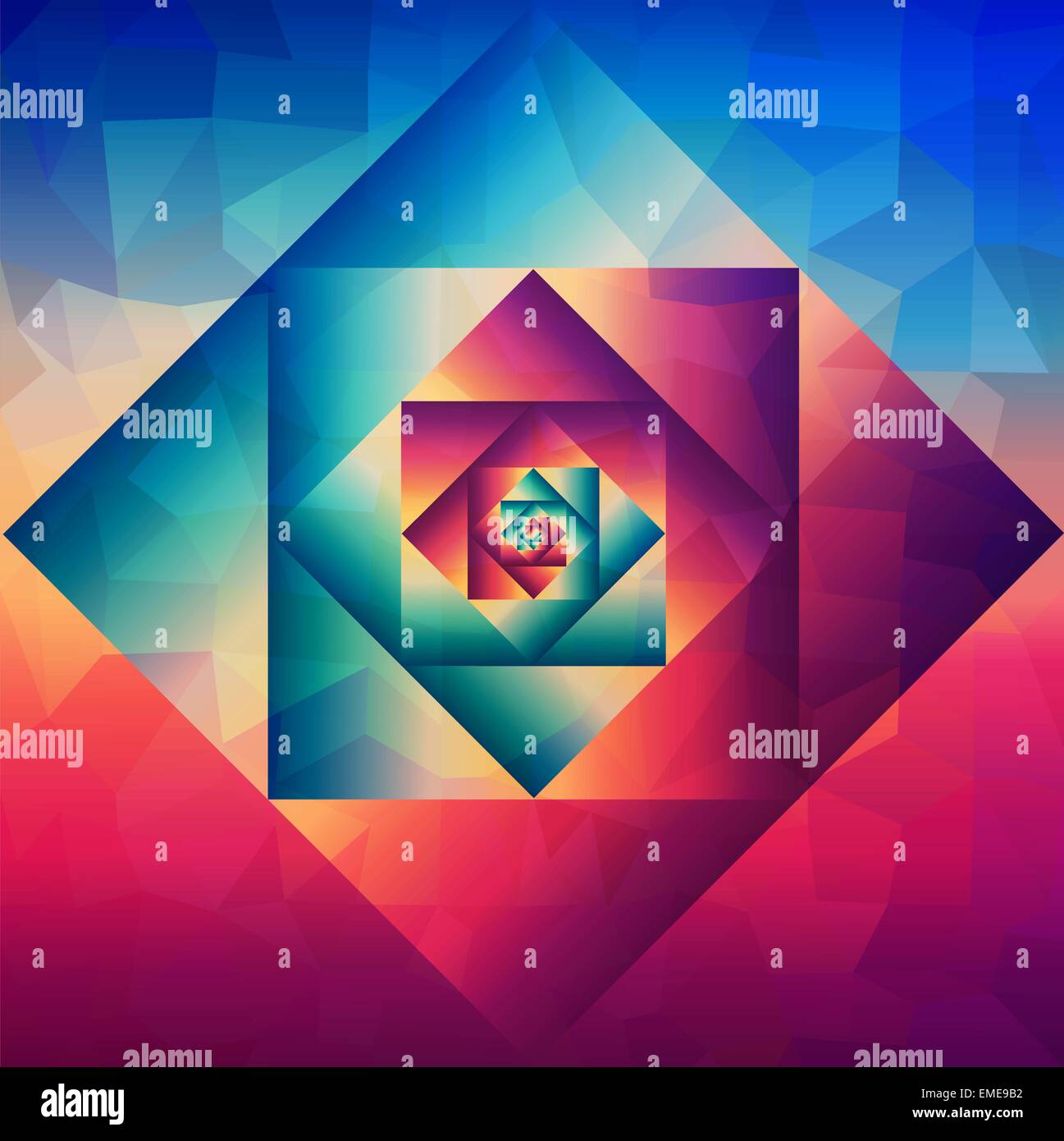 Vintage optic art geometric pattern Stock Vector Image & Art - Alamy