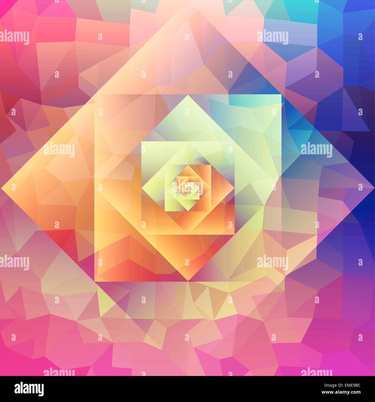 Vintage optic art geometric pattern Stock Vector Image & Art - Alamy