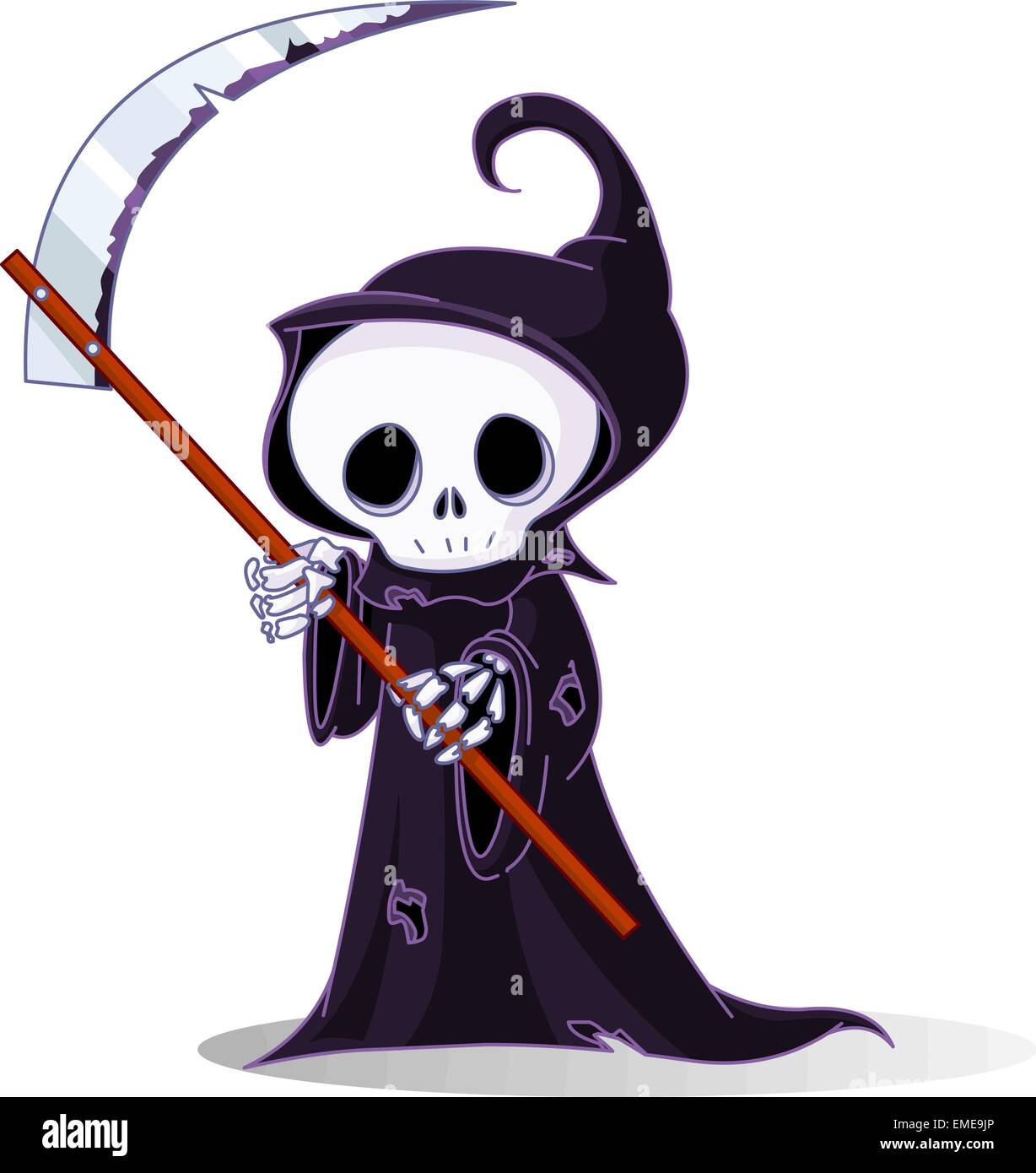 Clip art grim reaper hi-res stock photography and images - Alamy